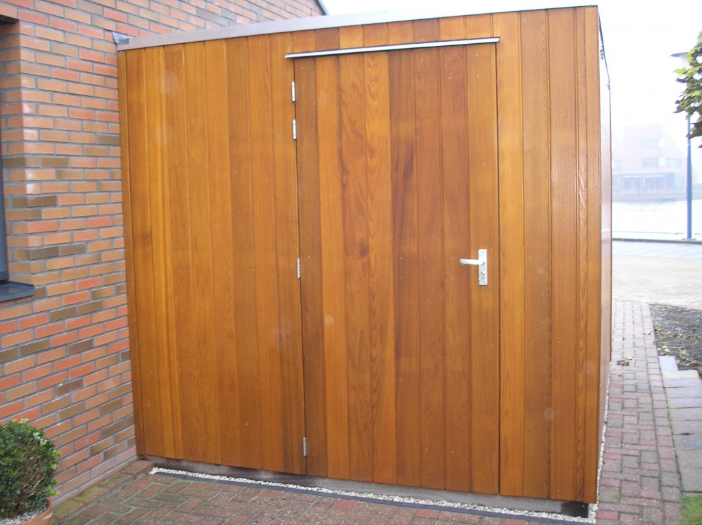 Houten berging op maat - Bouwservice Veenwouden